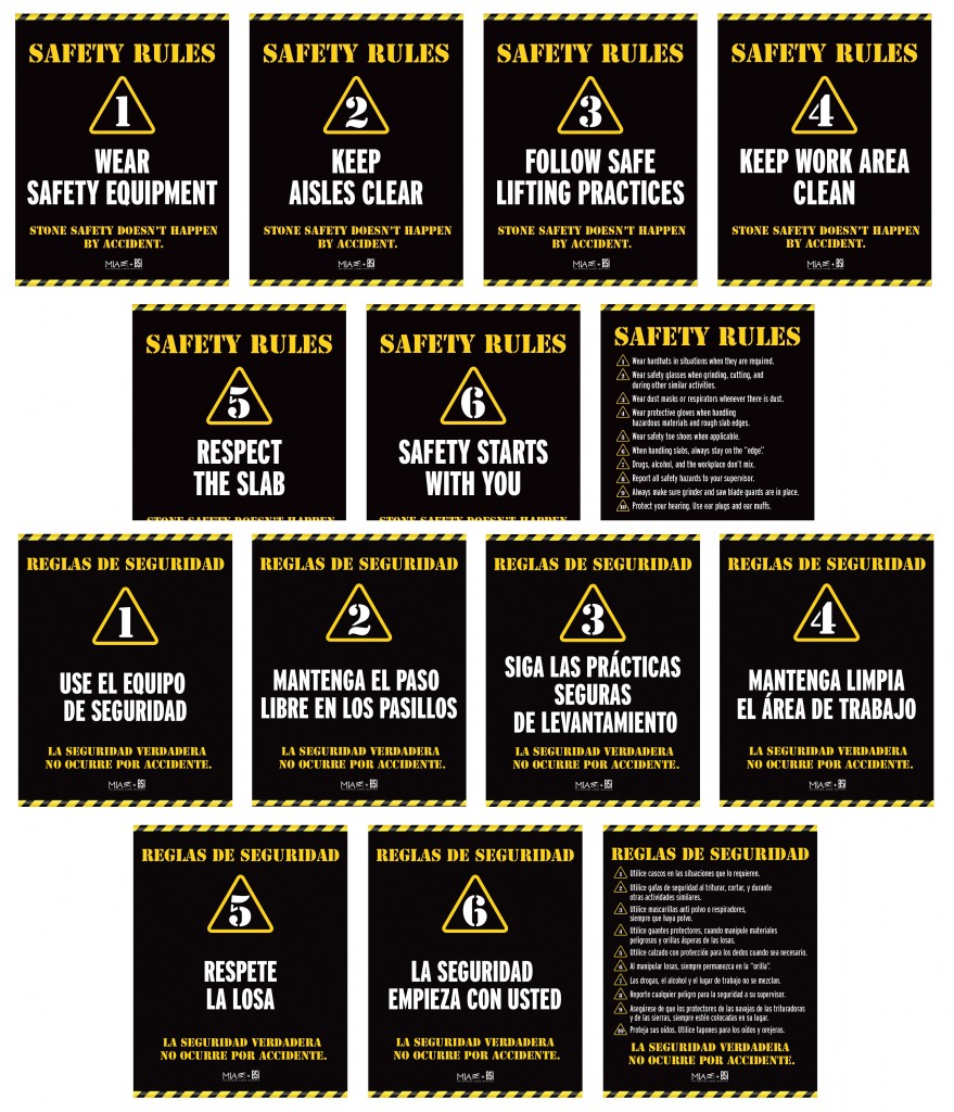 MIA+BSI Introduces Spanish Safety Poster Set